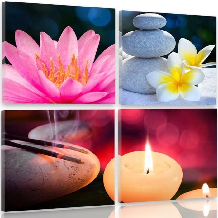 Tableau déco multi panneaux mural impression sur toile 40x40 ...