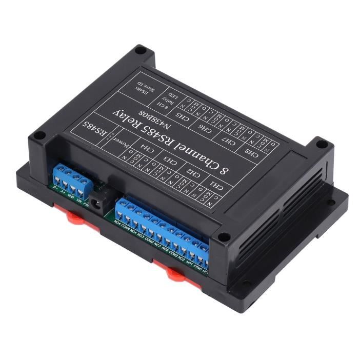 Module De Relais Dilwe N438b08 8 Canaux Rs485 6 Commandes