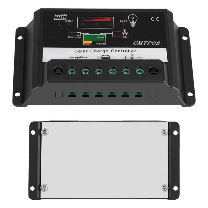 Contrôleur de Charge Solaire - Contrôleur de Charge de Charge de régulateur de Batterie de ...