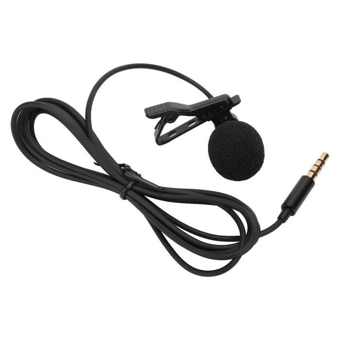 EJ.life Mini microphone filaire Mini Microphone à Revers à Cravate ...