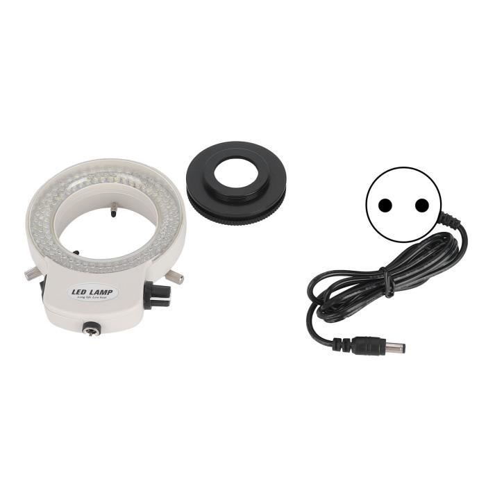 LAN Source Lumineuse À Anneau À Led Réglable 144 Pour Microscope Stéréo ...
