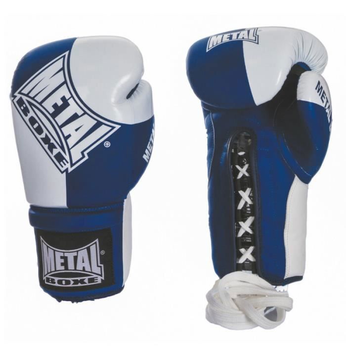 Gants de boxe pro Metal Boxe curtex - bleu - 14 oz - Cdiscount Sport
