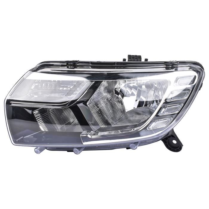 NSGMXT Phare avant gauche pour Dacia Logan Sandero 2 à partir de 2017 ...