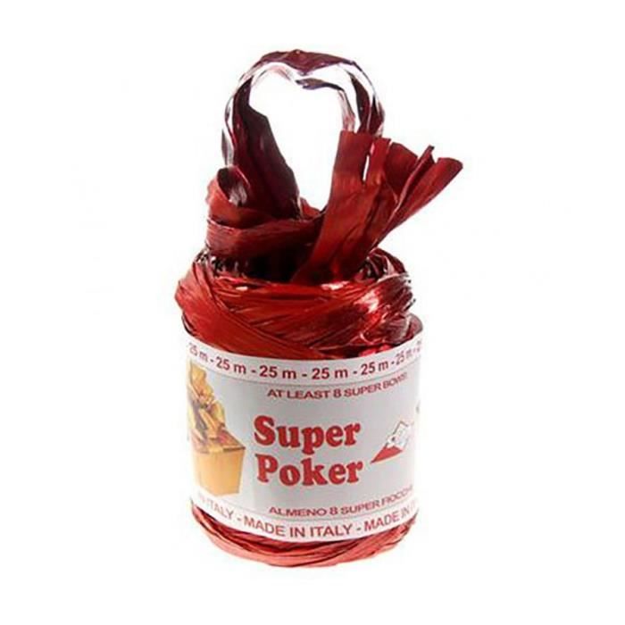 Emballages bolduc raphia emballage cadeau brillant uni (25 mètres ...