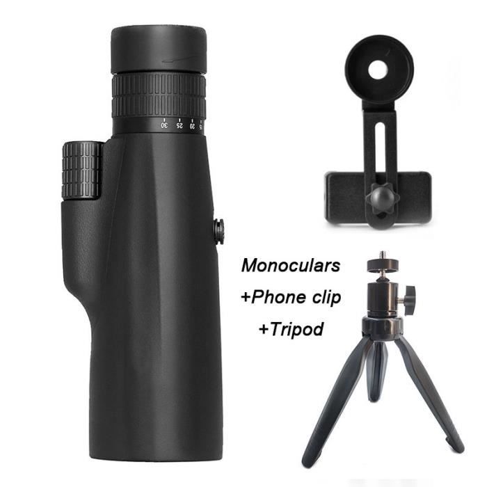 RUMOCOVO® Monoculaire zoom 10 30 × 50 Vision nocturne, imagerie ...