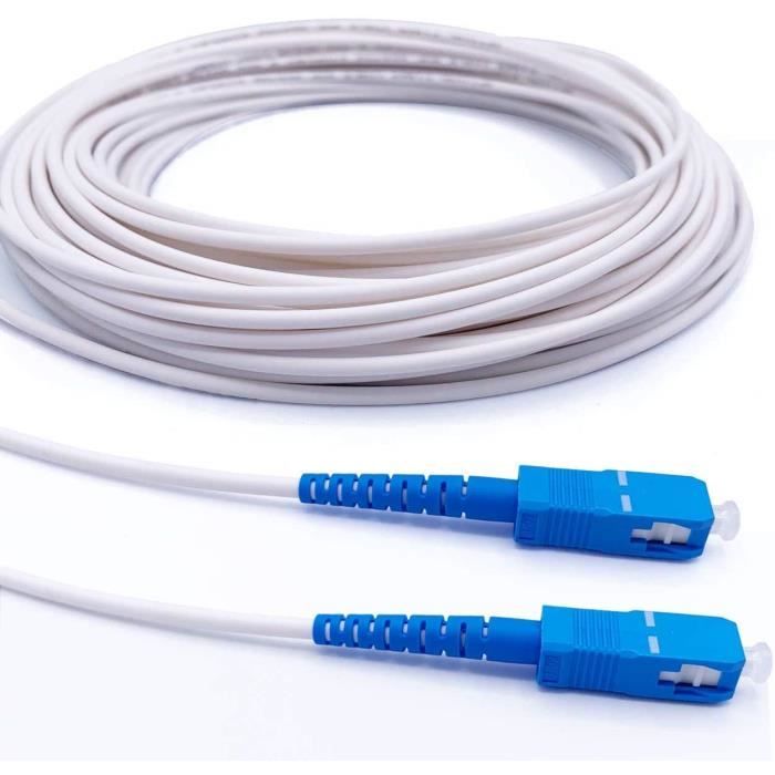 Câble Fibre Optique Simplex Monomode Sc-Upc À Sc-Upc,Blindage Et ...