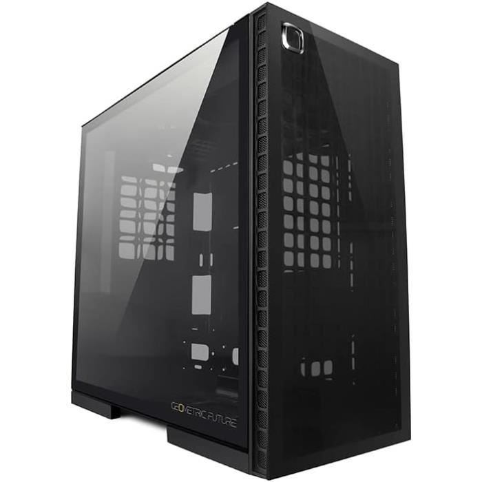 M6 Cezanne Mid Tower Boîtier Pc Design Vertical Canal D'Air Support Pour Radiateur E-Atx 360 ...