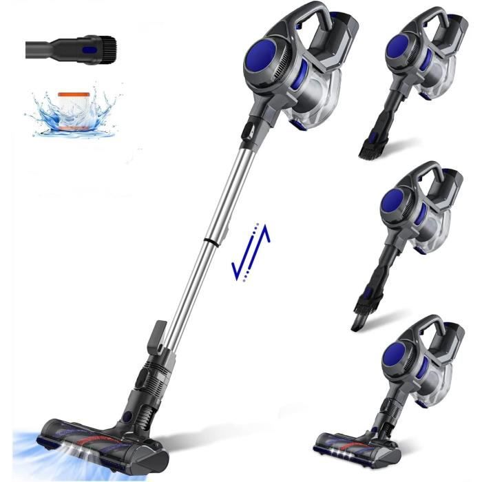 SINCHEREU Aspirateur Balai sans Filaire, Aspirateur Balai avec Fil ...