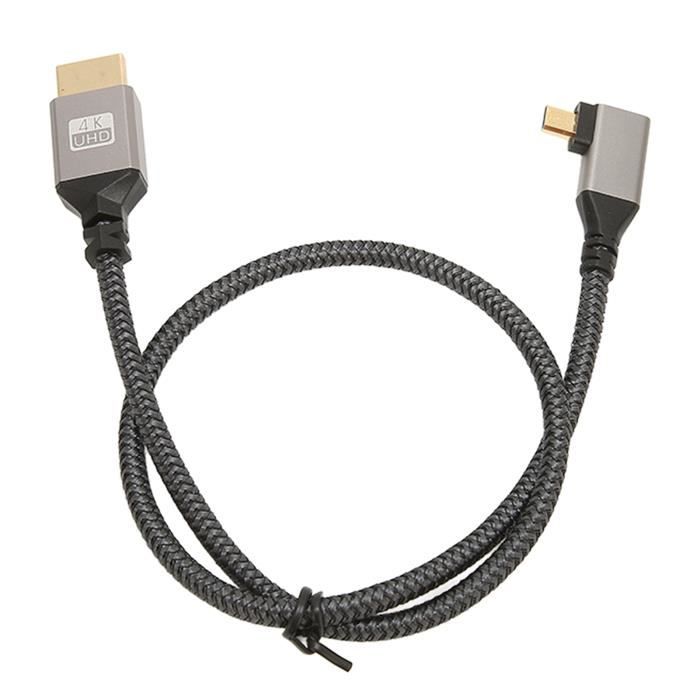 TMISHION Câble d'interface multimédia HD 4K Câble d'interface ...