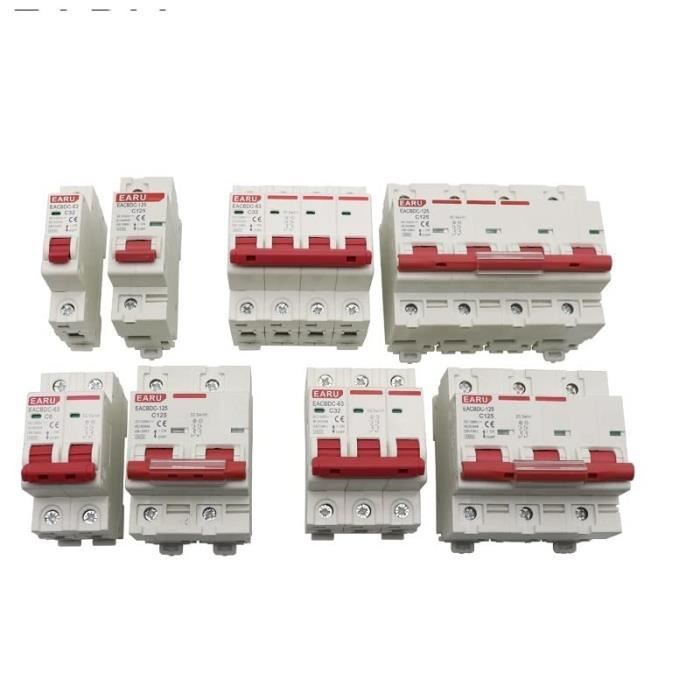 Disjoncteur Dc 1000V 1P 2P 3P 4P Mini Disjoncteur Solaire Disjoncteur ...