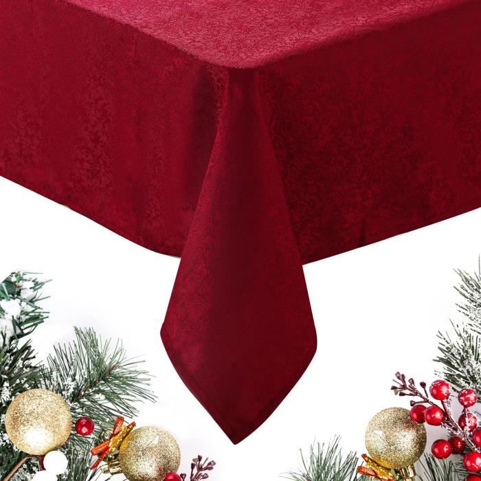 Nappe Rectangulaire Anti Tache, Imperméable Polyester Tablecloth, Nappe ...