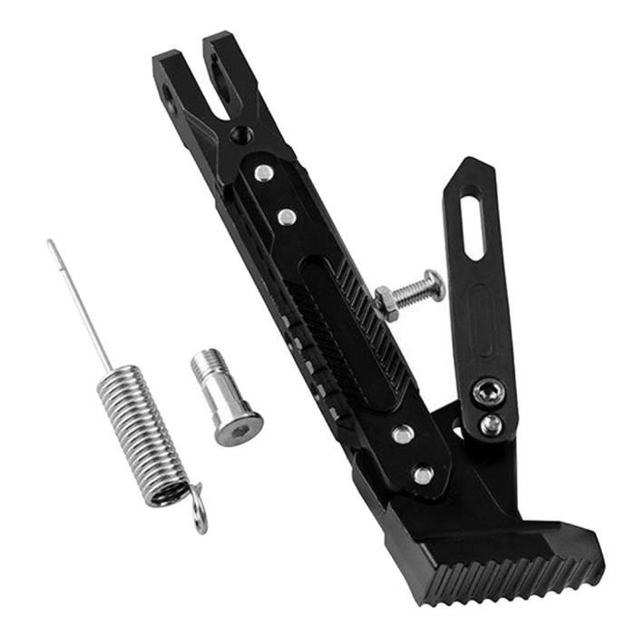 Support de Trépied Latéral Réglable En Alliage CNC de Moto Universel ...