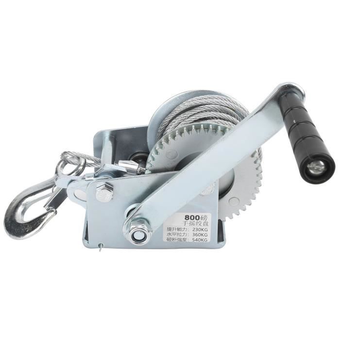 Treuil 800lbs Treuil Autobloquant, Treuil Manuel, Outil d'élingue de ...