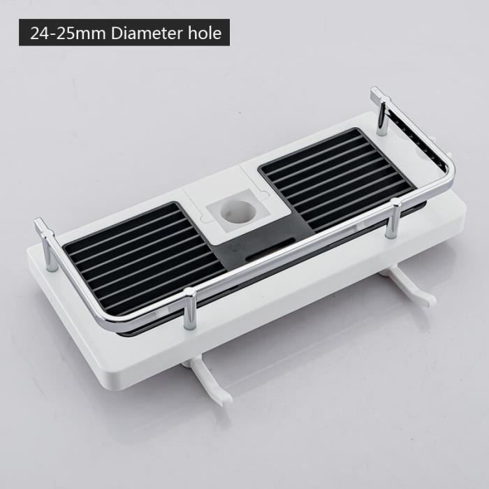 TRINGLE - EMBOUT TRINGLE,round white--Support de douche, plateau de ...