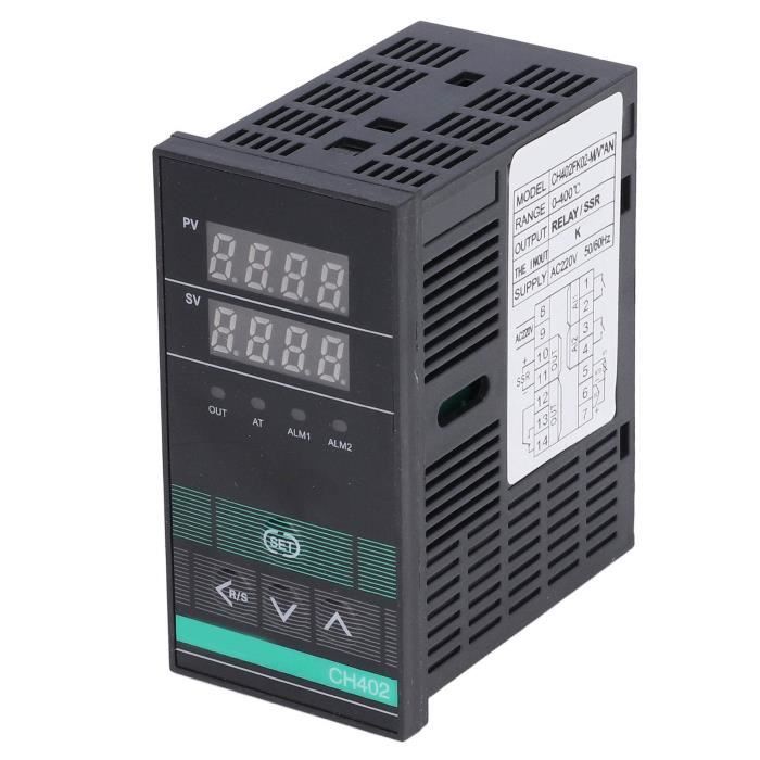 Zerone Régulateur de température numérique SSR Régulateur de ...