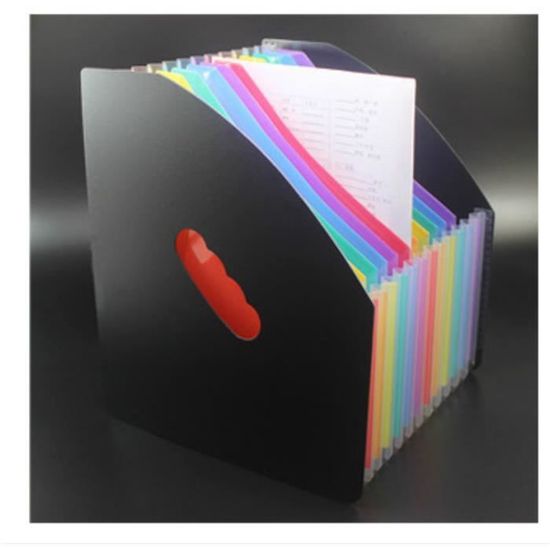 Expanding File Folder, Trieur À Soufflets Classeur Rangement Papier ...