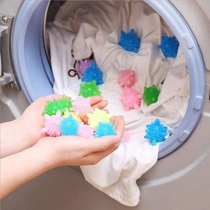BALLE DE LAVAGE - NOIX DE LAVAGE 12 Pcs Boule De Lavage Balle De Lavage ...