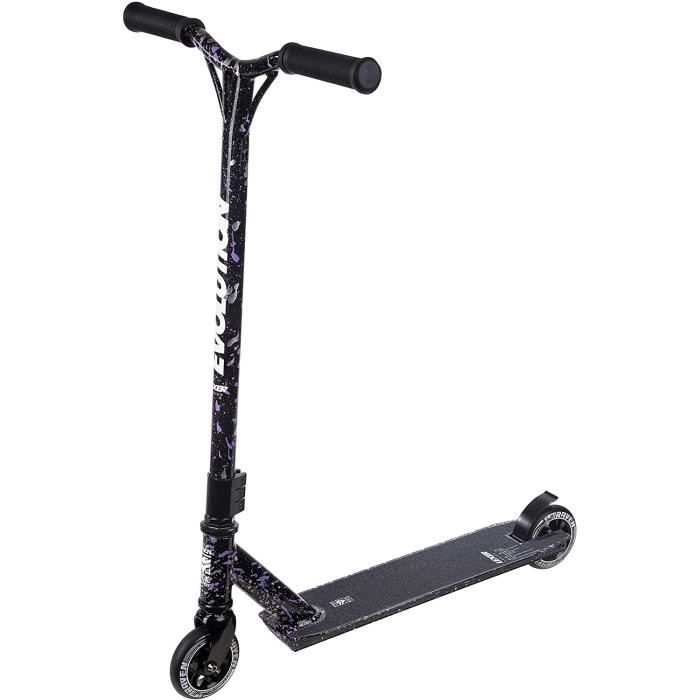 Trottinette freestyle Evolution Lexer 100mm RAVEN - Noir/Violet - Pour ...