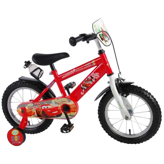 Vélo pour enfants - Volare - Disney Cars - 14 pouces - Avec porte ...