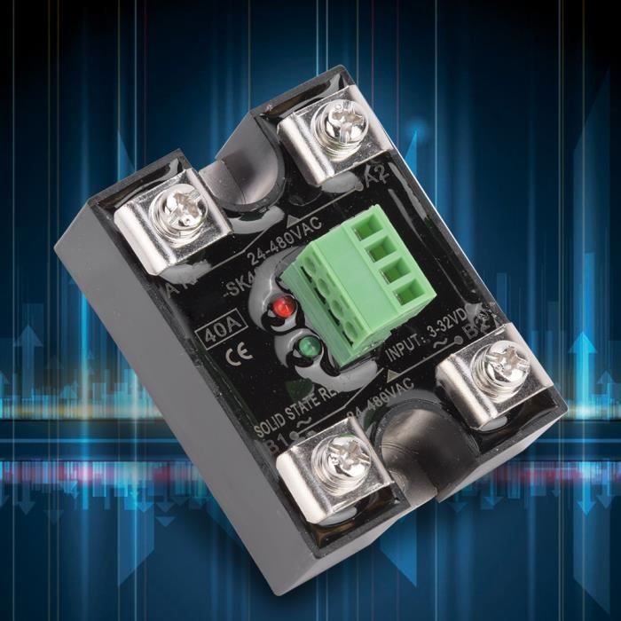 Relais à semi-conducteurs DC AC BERM Relais à semi-conducteurs double ...