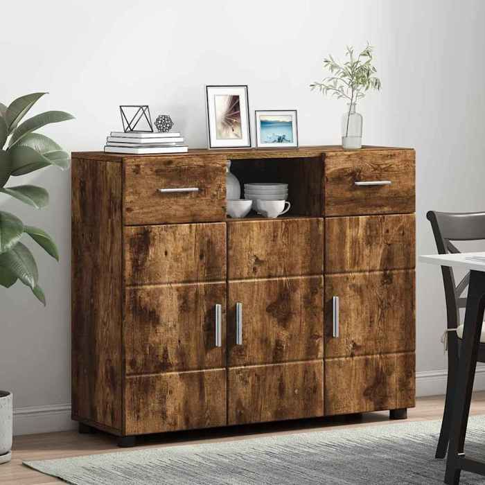 Moderne Buffet Salon Classique - Commode Chambre Elégant Buffet Chêne ...