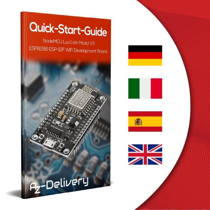 Module AZDelivery NodeMCU Lolin V3 ESP8266 ESP-12F - Carte de ...