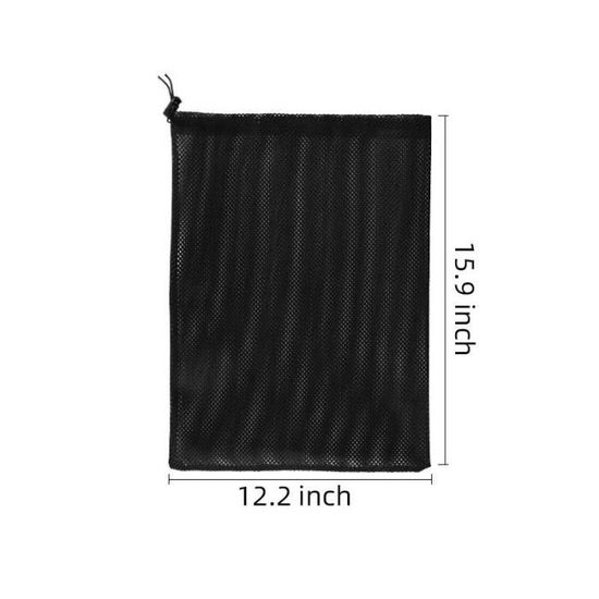 Noir Sac filtrant noir pour pompe à eau, 31x41cm, grand sac en maille ...
