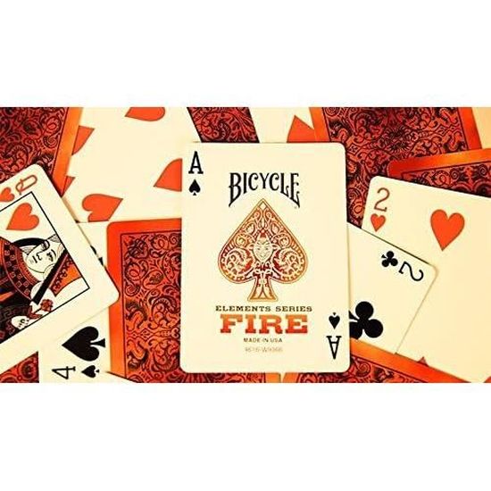 Jeu De Cartes À Jouer Fire Elements Deck Limited Edition[n2082 ...