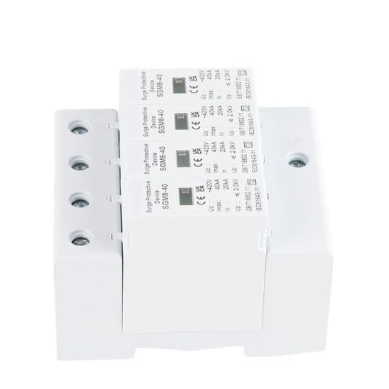 LIU-7708726116908-Parasurtenseur domestique Parafoudre 4P 40kA ...