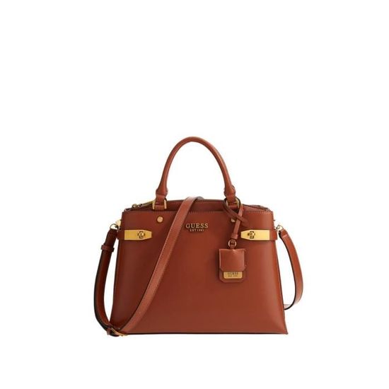 Sac a main Guess Ref 56459 WKY 33*23*13 cm TU Marron - Cdiscount ...