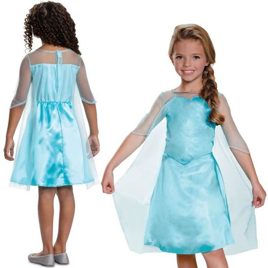 Costume de Carnaval Disney Ice Age pour enfants Elsa 124-135 cm 7-8 ans ...