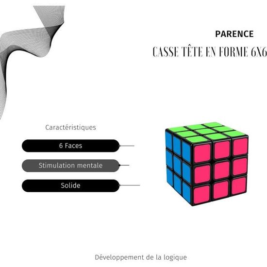 Casse tête en forme de cube - PARENCE - Cdiscount Jeux - Jouets