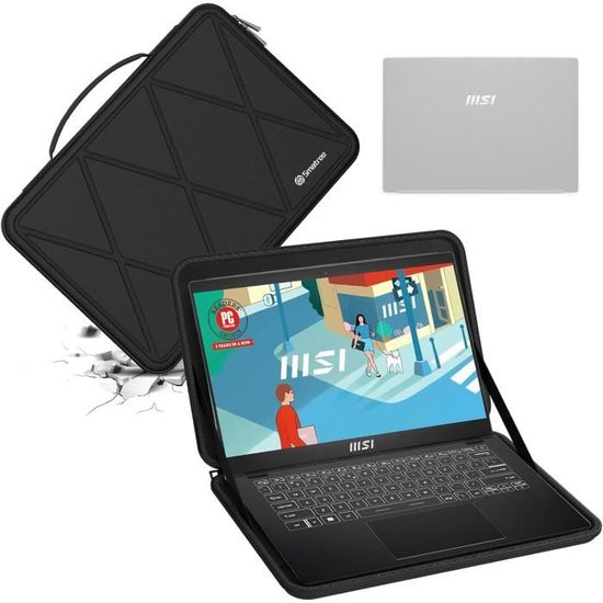 Housse De Protection Rigide En Eva Compatible Avec Msi Modern 14 C13M ...