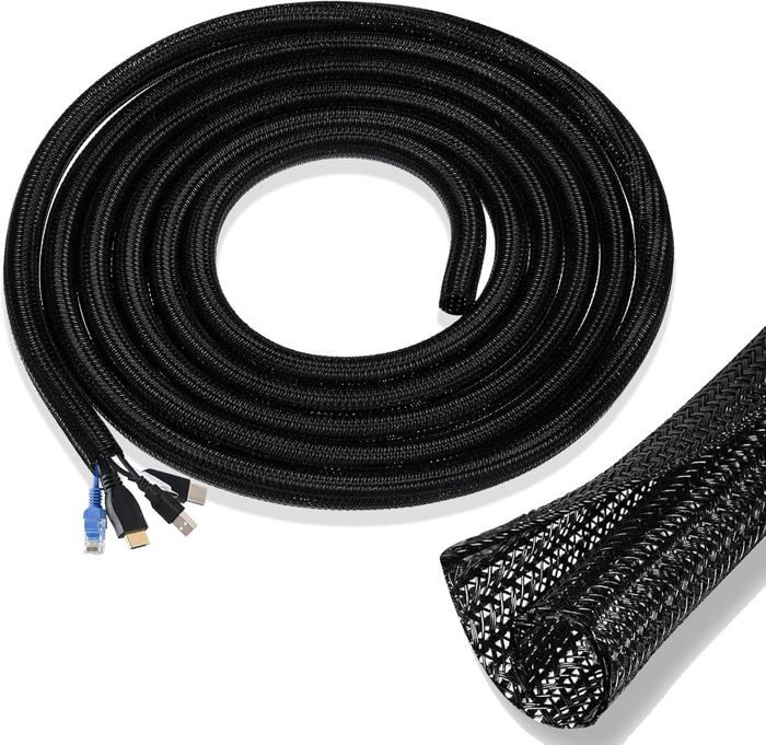 3 M Gaine Cable,Cable Management,Diamètre 12-20 mmGoulotte Passe Cable ...