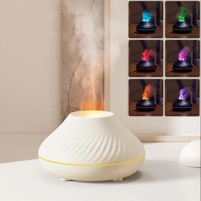 Blanc - Diffuseur ultrasonique de brume fraîche, humidificateur'air USB, diffuseur'arôme'huile ...