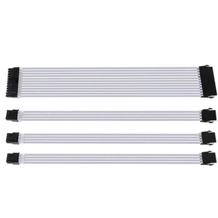 Couleur blanche Kit de rallonges A-TX fil de base 30cm, 1 jeu de ...