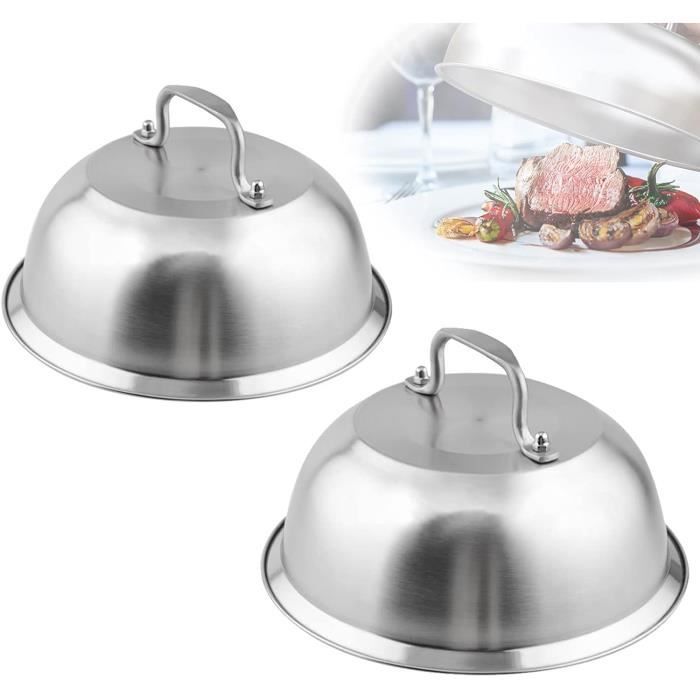 22 X 8 Cm Cloche Cuisson Burger,Cloche Alimentaire Inox,Premium Cloche ...
