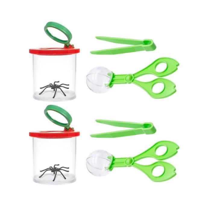 Boîte Loupe à Insecte - Kit d'Observation d'Insectes - 6 Pcs - Attrape ...