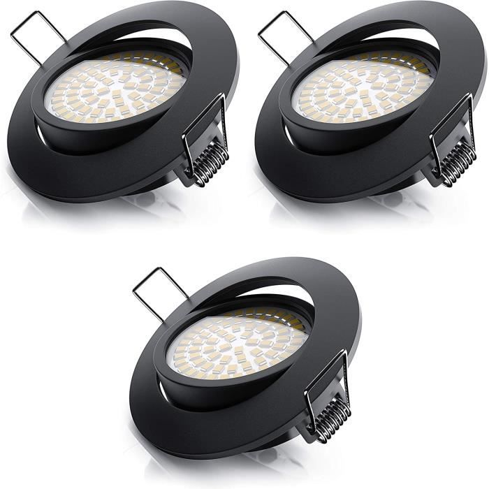 Spot Led Encastrable, Orientable 45°Spot Encastré Extra Plat 25MM ...