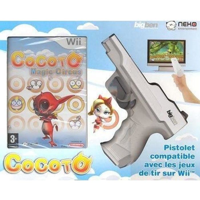 Party Game - Cocoto - Magic Circus + Gun - Wii - Bundle - PEGI 3 ...