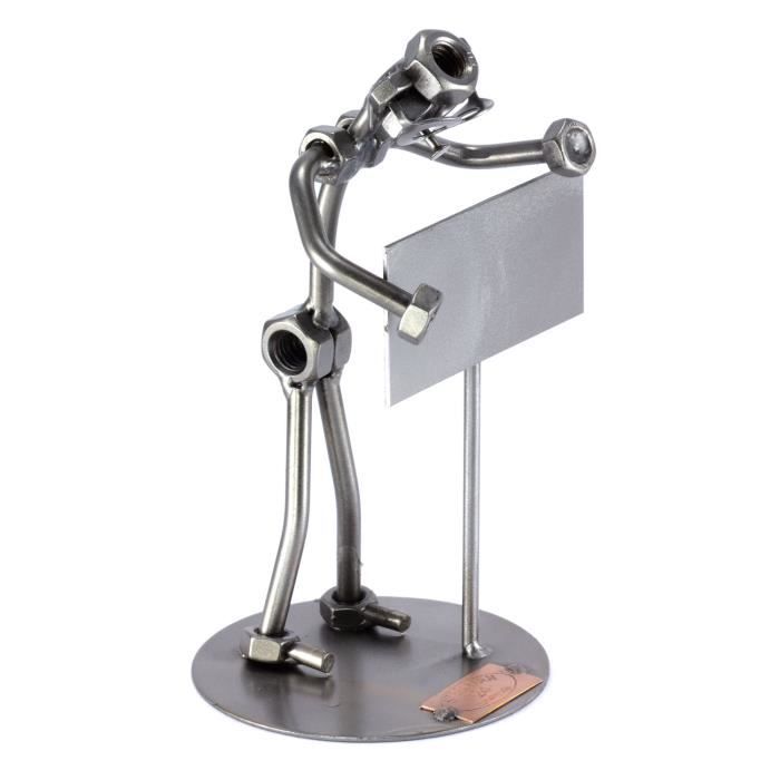 Badge nominatif - Personnage de vis et d'écrous - Steelman24 - Métal ...