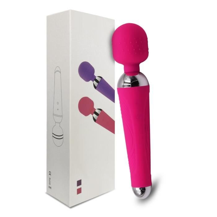 Godemichet sans fil vibrateur magique pour femmes, stimulateur de Clitoris, masseur Rechargeable ...
