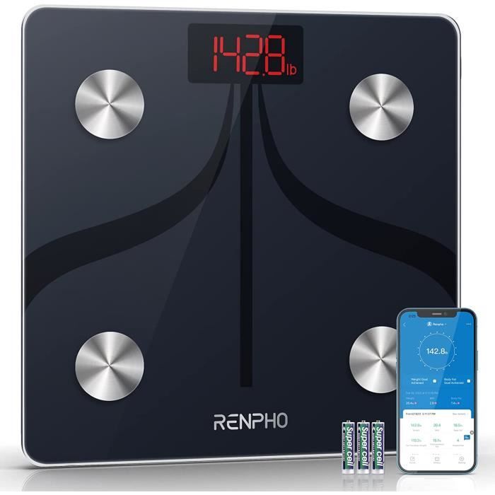 Pèse Personne Impédancemètre, Balance Connecté Bluetooth Impedancemetre ...
