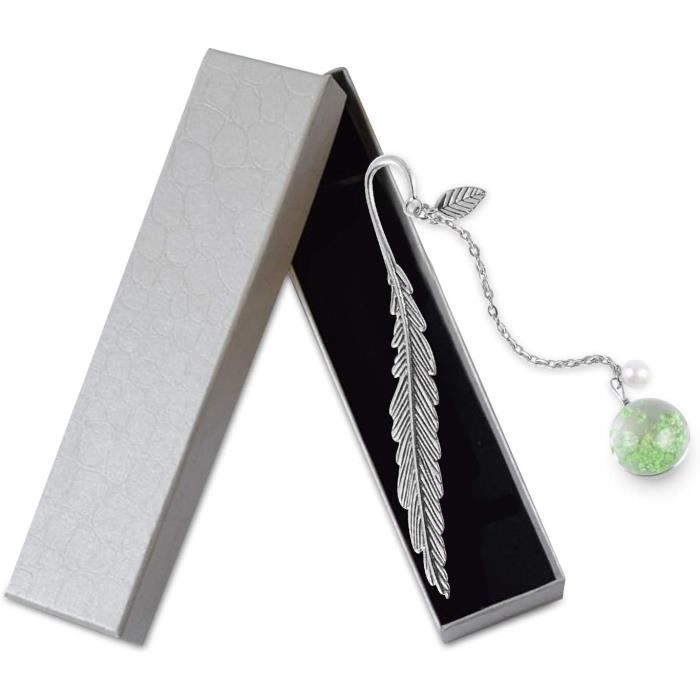 Mousyee Marque Pages Métal, Marque-pages Classiques avec Belle Boîte ...