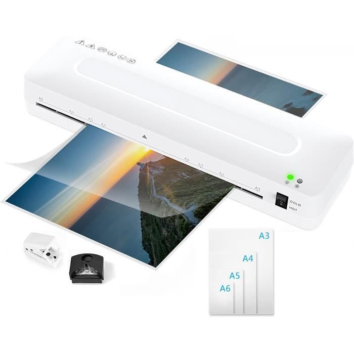 Machine à Plastifier Blanche A3 à La Maison, Plastifieuse D'école De ...