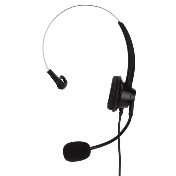 Cuque Casque d'entreprise simple face H360‑3.5VA Casque d'écoute simple ...