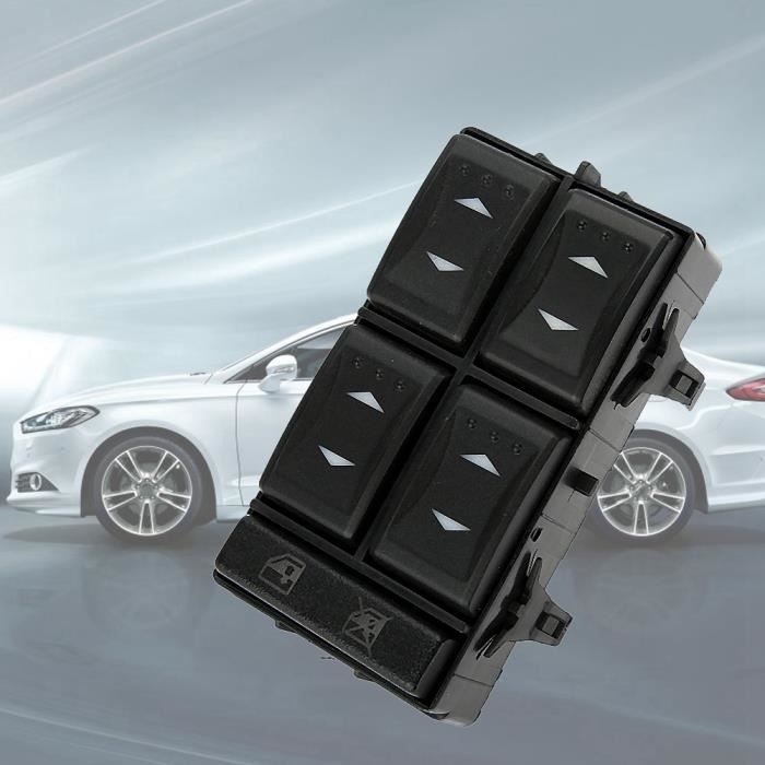 Interrupteur de lève-vitre électrique KIMISS universel, bouton de commutation de commande de ...