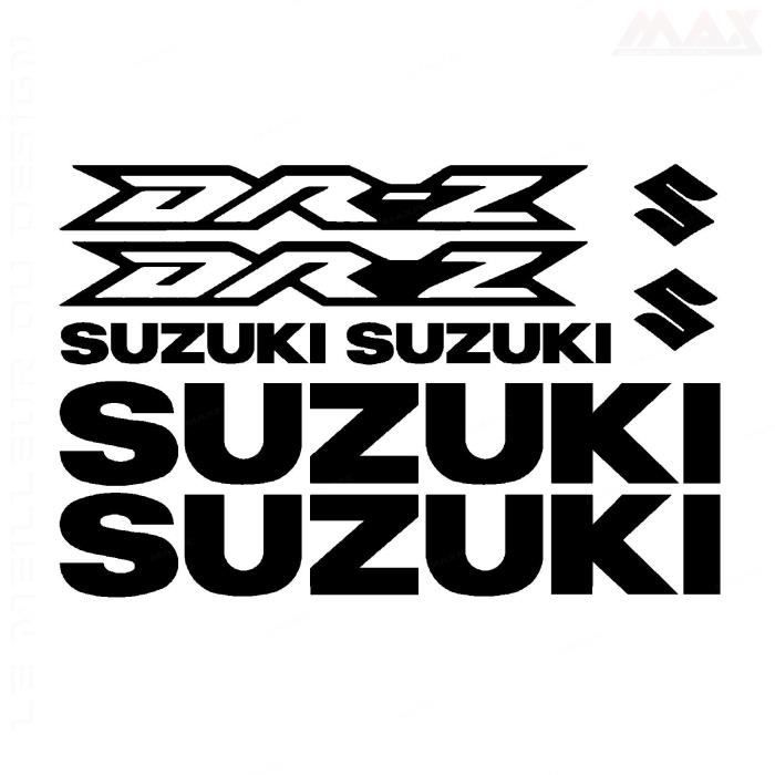 8 sticker DRZ – NOIR – sticker SUZUKI DRZ - SUZ414 - Cdiscount Auto