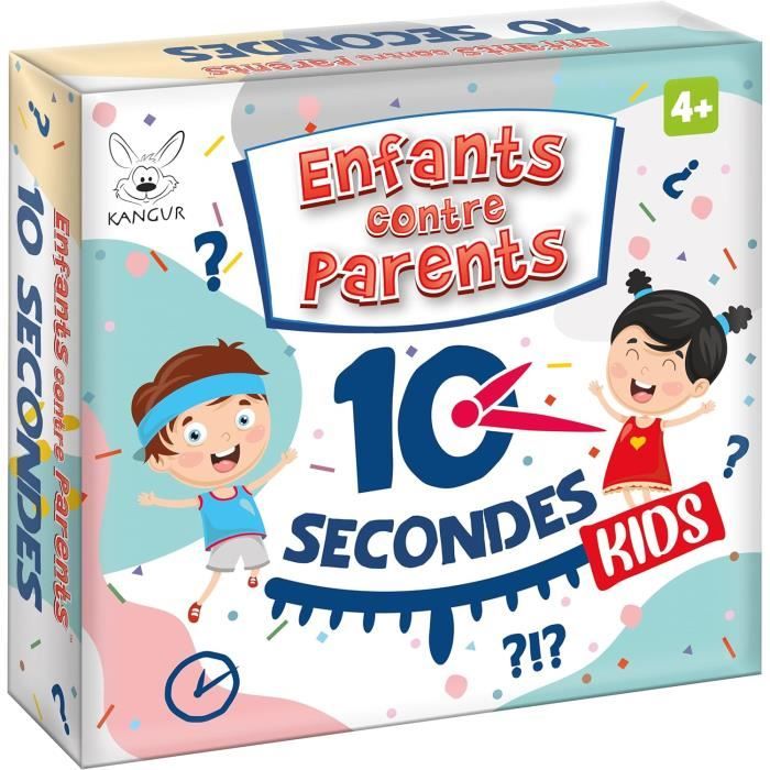 Enfants Contre Parents 10 Secondes Kids Familial Jeux De Société Pour ...