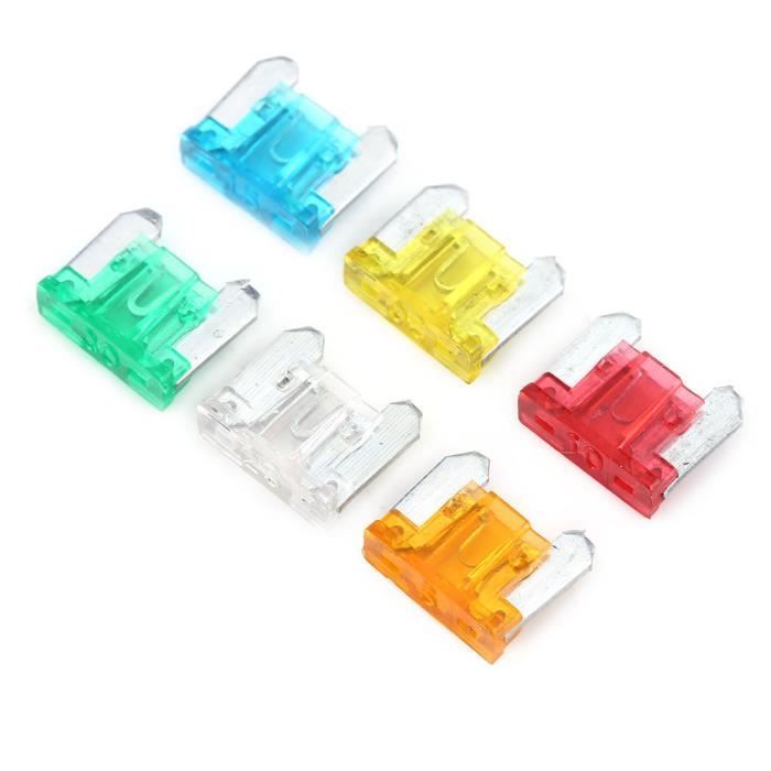 Fusible à lame Assortiment de 120 pièces 5A-30A Kit de jeu de fusibles à lame micro mini pour ...